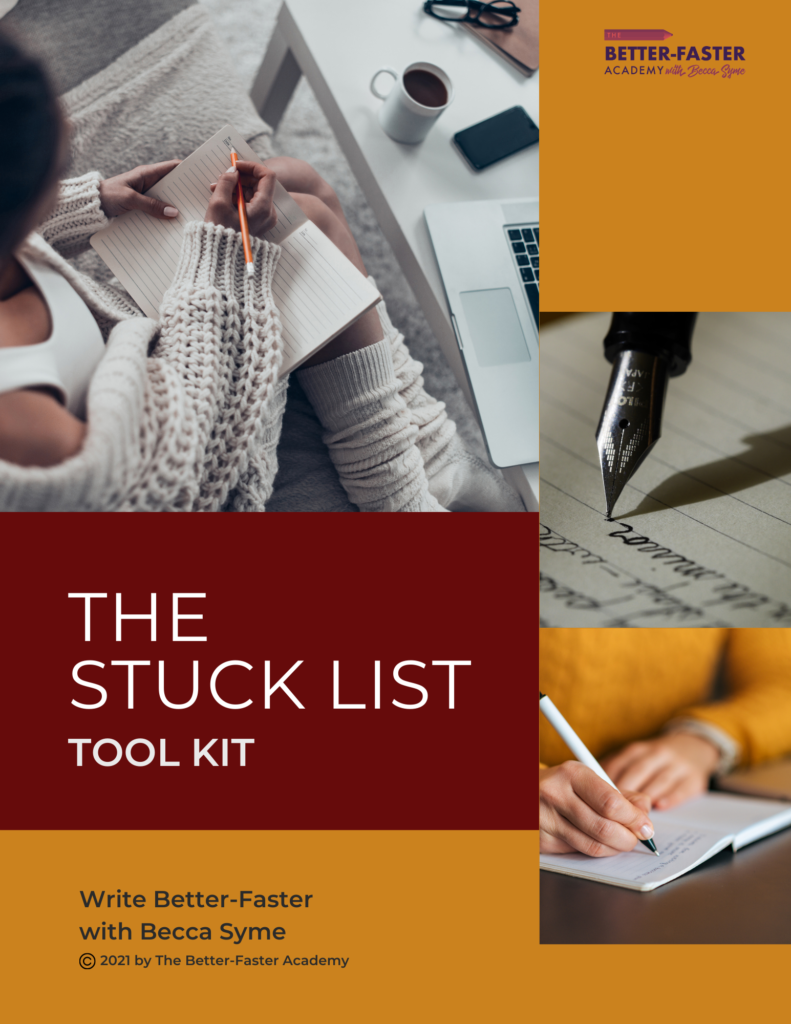 The Stuck List Tool Kit by Becca Syme